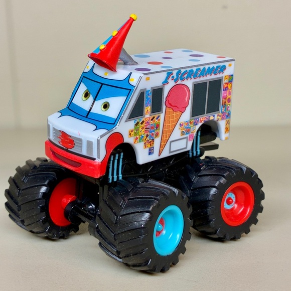 Pixar | Toys | Disney Pixar Cars Toon Iscreamer 25 Deluxe Monster Truck ...